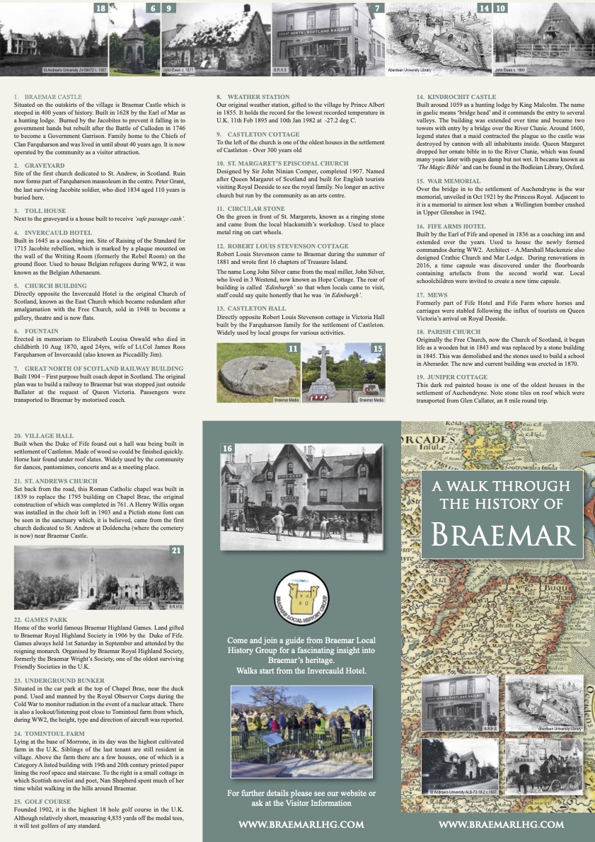History Walks – Braemar Local History Group